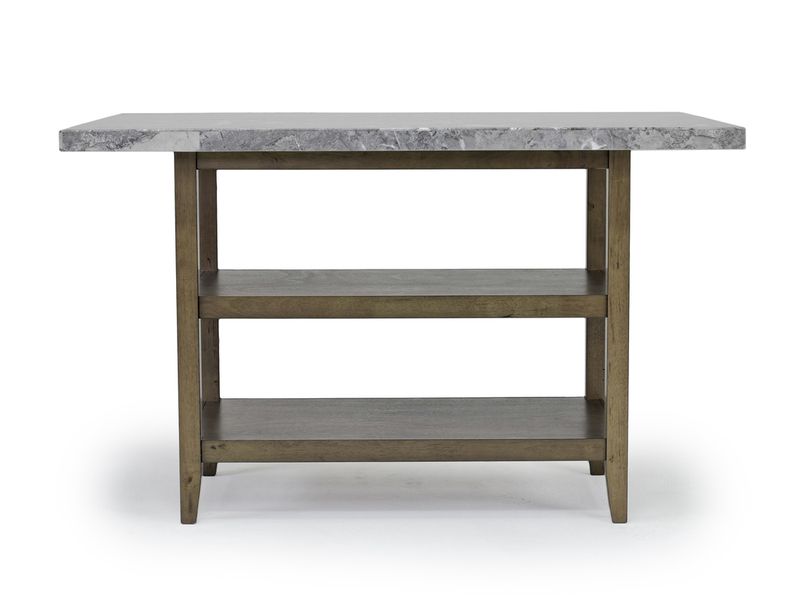 Brighton Dining Table & 6 Stools in Gray | Dining Sets | Dining Room