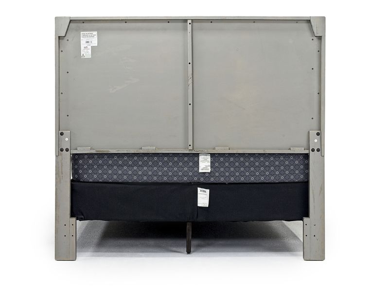 Ruff Hewn Panel Bed in Gray, Queen | Beds | Bedroom