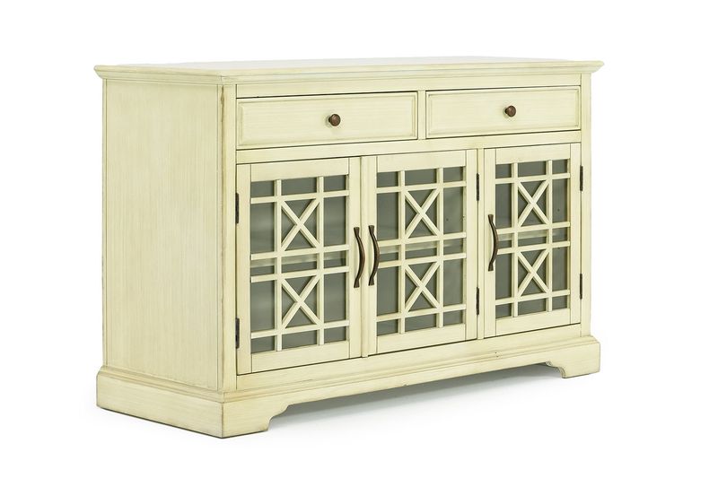 Skyy Media Console in Cream, 50 Inch